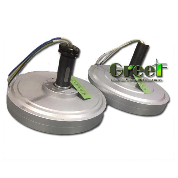 Quality Low Start Torque High Efficiency Maintenance-Free Permanent Magnet Generator with Axial Flux Coreless Design for sale