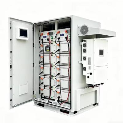 China Outdoor Battery Cabinet with IP54 Protection Level Modular Scalable Energy Storage Lithium Battery Industrial Air Cooling for sale
