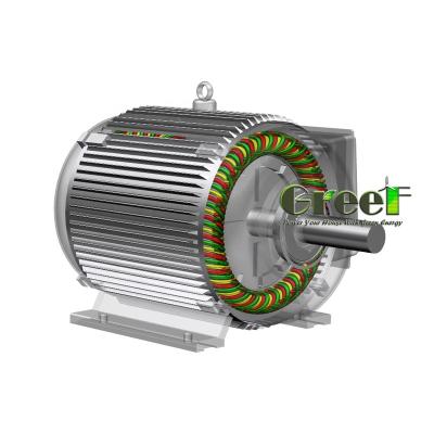 China 12-1140V Rated Voltage Permanent Magnet Generator in 1 Phase and 3 Phase Power Range from 500W up to 5000kW for Various Uses for sale