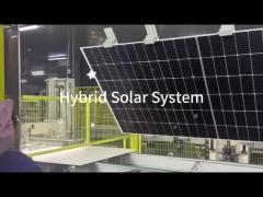 98% 효율성 하이브리드 태양 시스템 8Kw-10Kw 등급 출력력 PV 패널 설치