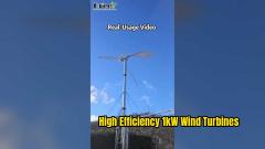 20 Units of 1kW Horizontal Axis Wind Turbines Accepted – Ready for Shipment to Argentina!