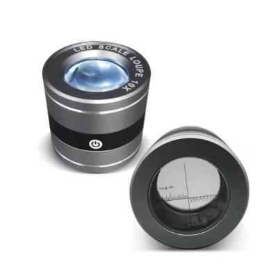 China 10X Magnification Jewelry Screen Magnifier with UV Anti-Counterfeiting and Graduated Scale for Precise Identification for sale