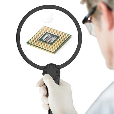 China Wufan Long-Lasting Eye-Friendly Large Lens Smart Rechargeable Magnifier | Ideal for Jewelry Appraisal & Craft Detailing for sale