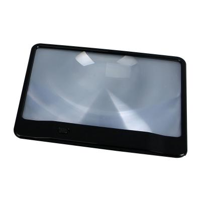 China High Quality Wholesale Custom Large Size LED Lighted Magnifier Glasses, Computer Screen LED 18*14CM 3X Magnifying Glass for sale