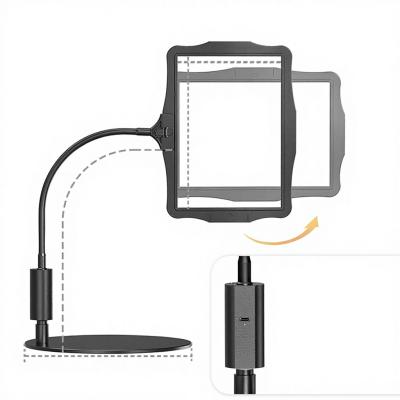 China Desktop Movable Height Adjustable Floor Screen LED Magnifier Acrylic Detachable Switchable Lenses 48 Bright Eye-Care Reading for sale