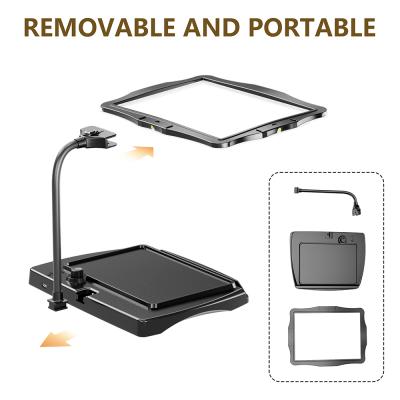 China Desktop Reading Hobby Led Magnifying Glass Lens Professional Wholesale Magnifying Glass With Light for Older for sale