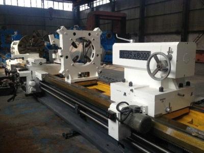 China CW61125 Horizontal Lathe Machine(16tons load capacity, guide rail width=1100mm) for sale