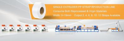 중국 자동 PP 스트랩 생산 라인 글로벌 시장에 대한 높은 생산성 판매용