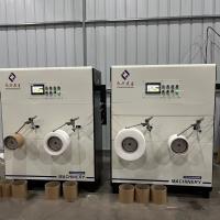 China Full Automatic PP Strap Winder with PLC Control Adjustable Tension for sale