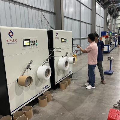 Cina Avvolgitore regolabile per reggette in PP con controllo PLC per impianti di produzione in vendita