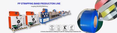 China Máquina de extrusão de plástico de PP totalmente automática para rolos de correia de PP à venda