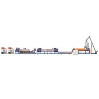 China Polypropylene Single Screw PP Strap Manufacturing Machine for sale