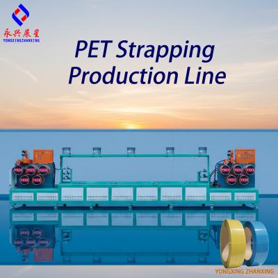China High Productivity PET Strapping Band Extruder Machinery with 800 KG/H Capacity and Single-Screw Design for Automation for sale