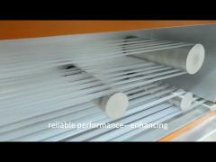 customized pp strap band extrusion line 90kw 5-19mm width for packaging strap