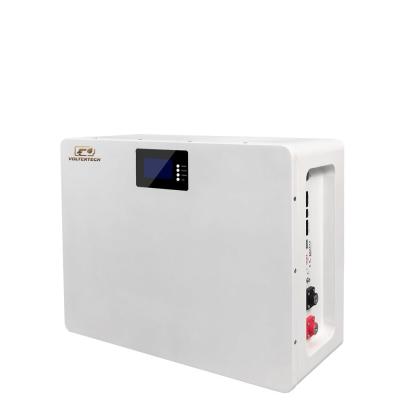 China 2.56kWh 25.6V Wall Mounted LiFePO4 Battery With 100A Continuous Output for sale