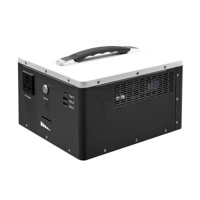China 650Wh 300W Portable LiFePO4 Battery Power Station With Pure Sine Wave AC Output for sale