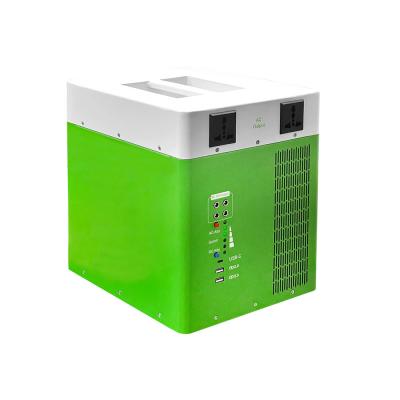 China 2000Wh 1000W High Capacity Portable Power Station With Pure Sine Wave AC USB C for sale