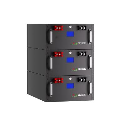 China 5.12kWh 51.2V 100Ah Rack Mount LiFePO4 Battery With Front Cable Access for sale
