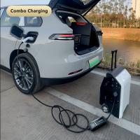 China GB/T 16A 3.5kW Portable EV Charger Adjustable Current Custom Length Cable for sale