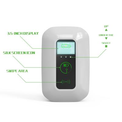 China Type 2 16A 11kW Wallbox Portable EV Charger 380V IP65 with APP Control for sale