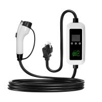 China Portable EV Charger 3.5kW Adjustable Current 16A Type 1 Customizable Cable for sale