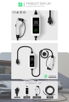 China Portable Type1 Charger SAE J1772 With NEMA 6-20 Plug For Home Charging for sale
