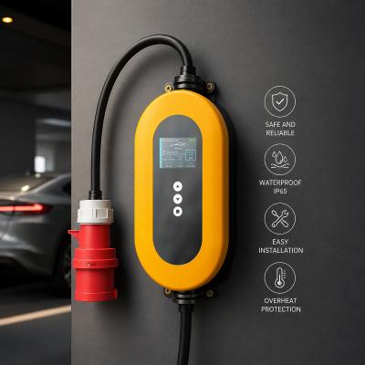 China 3 Phase 22kw 32A User Friendly Overcurrent Protection Mode 2 EV Smart Charger for sale