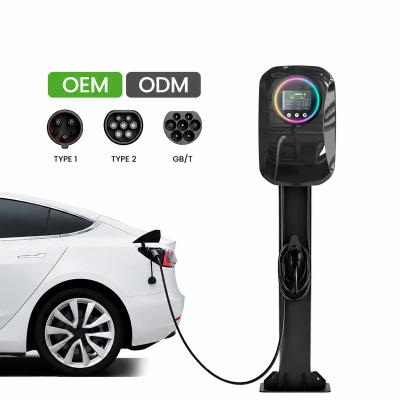 China 32A 7KW 11KW 22KW Smart Wall Box EV Charger Type 2 Charging Station With WiFi APP for sale