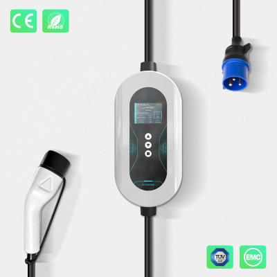 China 7kW 32A Portable Type 2 EV Charger with Adjustable Current With APP for sale