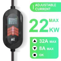 Quality Smart 22kW Portable EV Charger with WiFi APP Control Three Phase 22kW Portable for sale