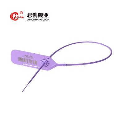 China high quality security seals tamper proof plastic seal with barcode for luggage for sale