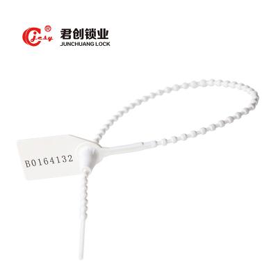 China shipping packing disposable Pull tight Plastic Seal With Serial Number for sale