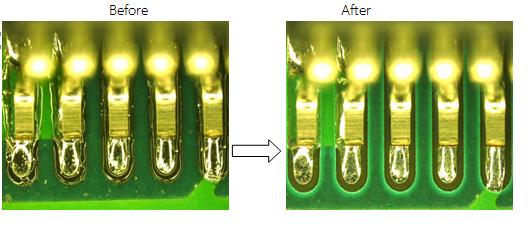 Stainless steel material PCBA surface conformal coating automatic removing machine 7