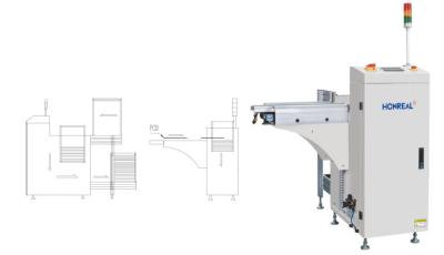 China Automatic PCB Magazine Unloader PCB Back End Unloader L Shape PCB Elevator SMT Exit Unloader For SMT Production Line for sale