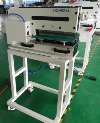 China LED Multi Blade PCB V Groove Cutting Machine 200mm/S Spindle Speed for sale