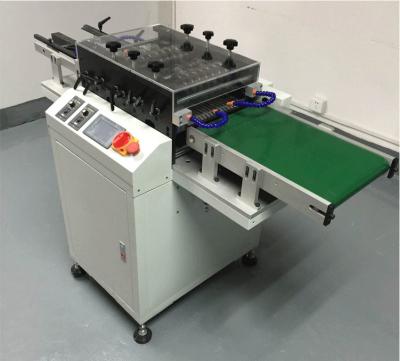 China LED Multi Blade PCB V Groove Cutting Machine 200mm/S Spindle Speed for sale
