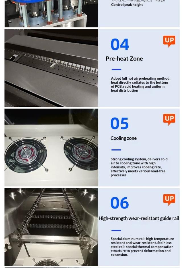 Close-up of soldering machine control panel
