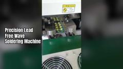 SMT Mini Automatic Dual Wave PCB Through-hole Precision Lead Free Wave Soldering  MachineoSlder