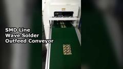 Dip Line Assembly Machine PCB Belt Conveyor  Wave Solder Outfeed Conveyor
