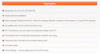 Cina Custom Fast And Efficient 7KW EV Charger For Home Electric Vehicles in vendita