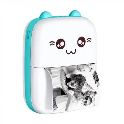 China Printer Portable Bluetooth 4.0 Printer Photo Thermal Printer Phone Wireless Connection Printer 1200mAh Battery for sale
