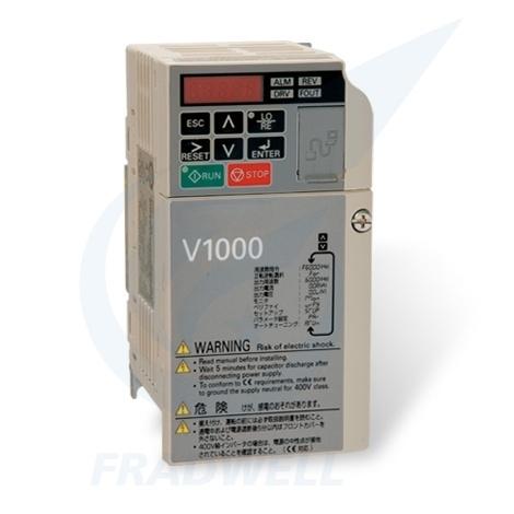 Quality V1000 Vector Control Frequency Inverter 0.1kW-18.5kW Single Phase To Three Phase VFD for sale