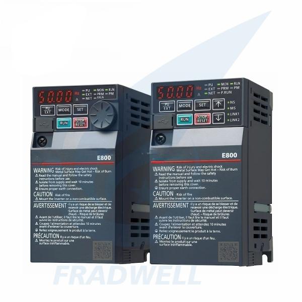 Quality FR-E800 Networked Vector Frequency Converter 0.4-22kW VFD Single Phase To Three Phase for sale