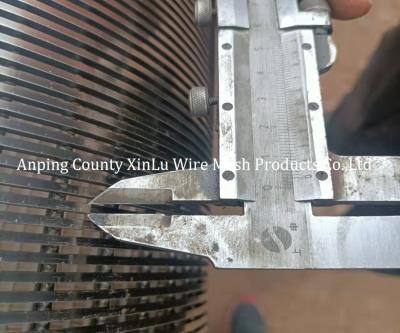 China 4.5mm Support Rod Continuous Slot Wrapped Wire Water Well Screen Pipe with 344.5mm Outside Diameter for sale