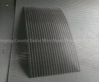 China Wire Wrapped Sieve Bend Screen Panel 0.4-3m Width 2.5x4mm Support Wire for Filtration for sale