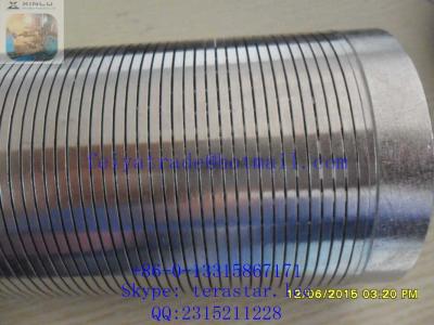 China PERFECT ROUND WATER WELL SCREEN / DEWATERING WELL SCREEN TUBE / WEDGE WIRE JOHNSON SCREEN PIPE /  V WIRE SLOT SCREENS for sale