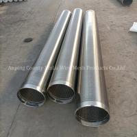 China 10 3/4 Inch 273mm Water Well Screen Pipe Vee Wire Wrapped Continuous Slot 3m Length for sale