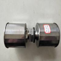 China Titanium 82mm Double Head Wedge Wire Johnson Screen Nozzle M32 for Mixed Bed Filter for sale
