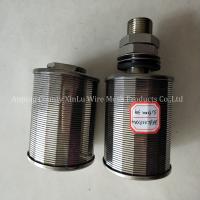 China Titanium 82mm Double Head Wedge Wire Johnson Screen Nozzle M32 for Mixed Bed Filter for sale