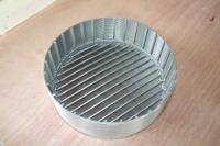 China Wedge Wire Cone Screen Cylinder 304 Stainless Steel Rotary Drum Filter Basket for sale